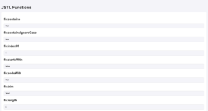 JSTL Functionsタグの一覧とそのサンプルをご紹介！！