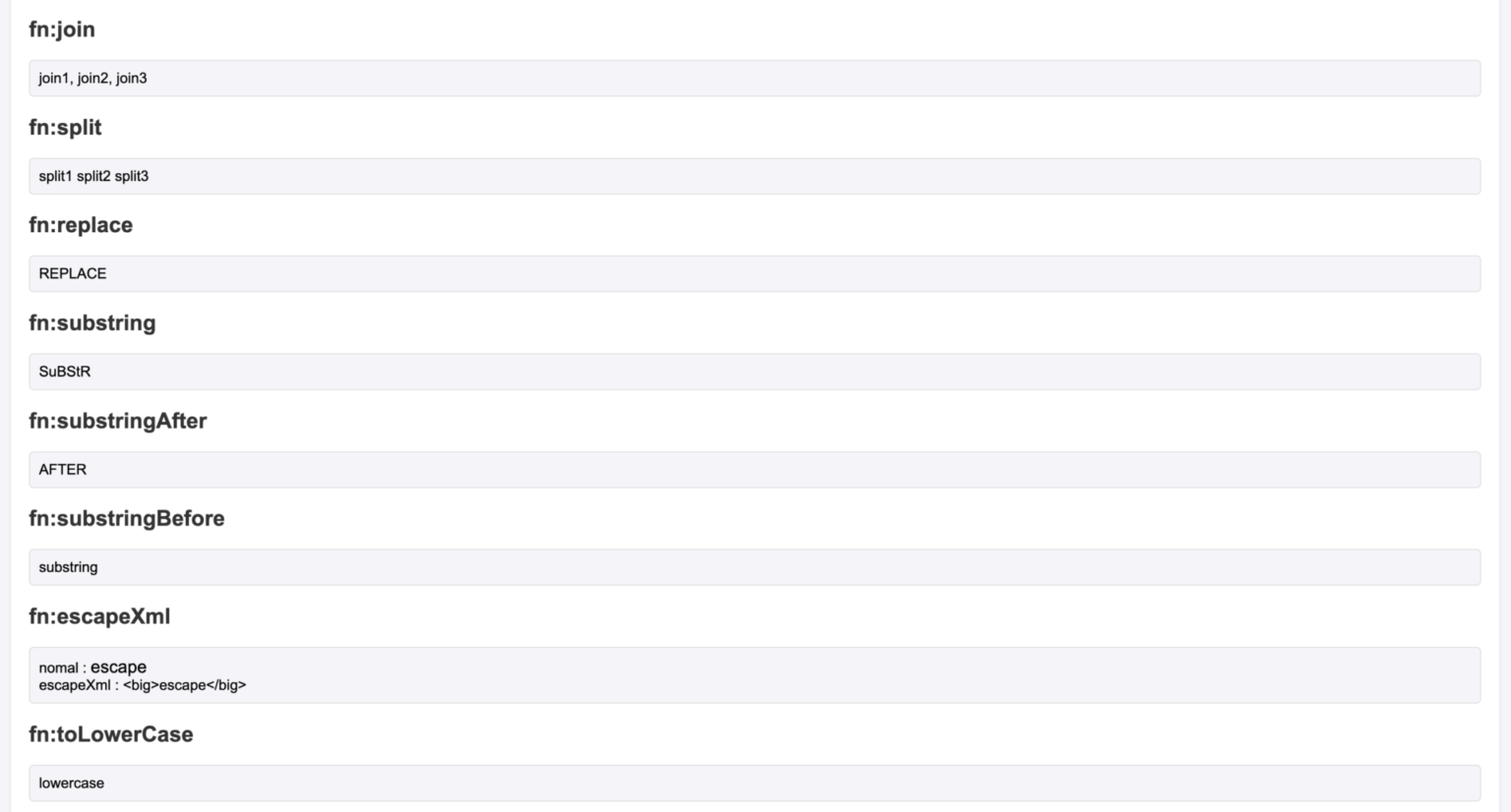 JSTL Functionsタグの一覧とそのサンプルをご紹介！！